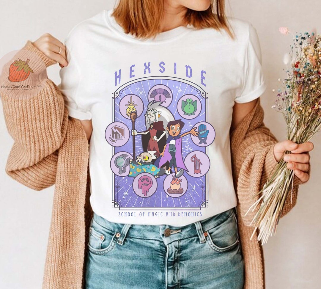 The Owl House Hexside School of Magic and Demonics T-shirt - Etsy Canada
