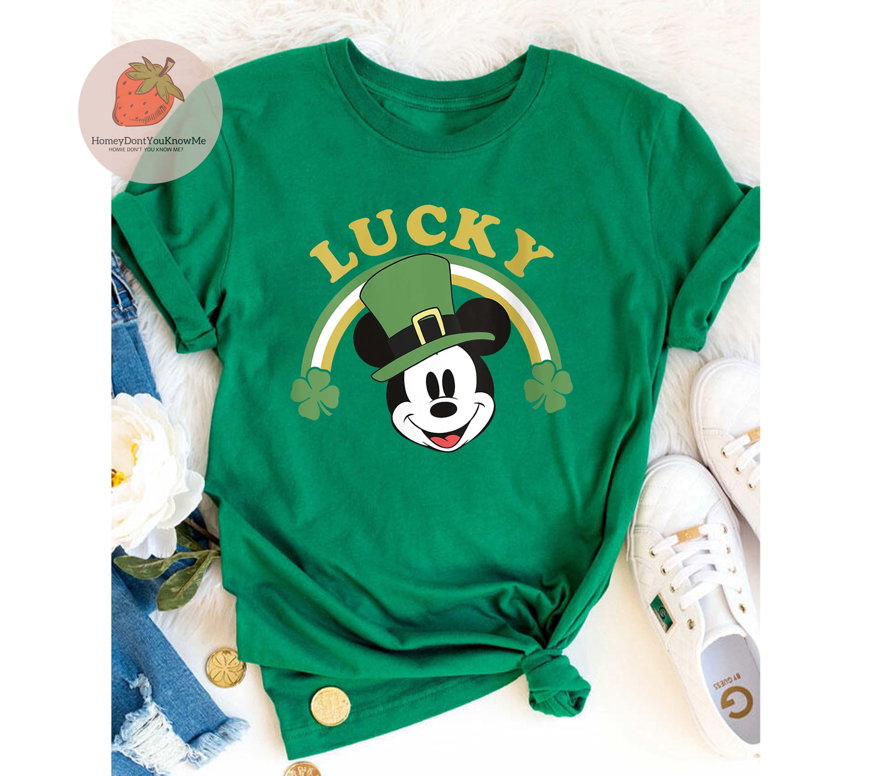 Lucky Mickey Shamrock rainbow Mickey St. Patrick's Day sold by R2-D2 ...