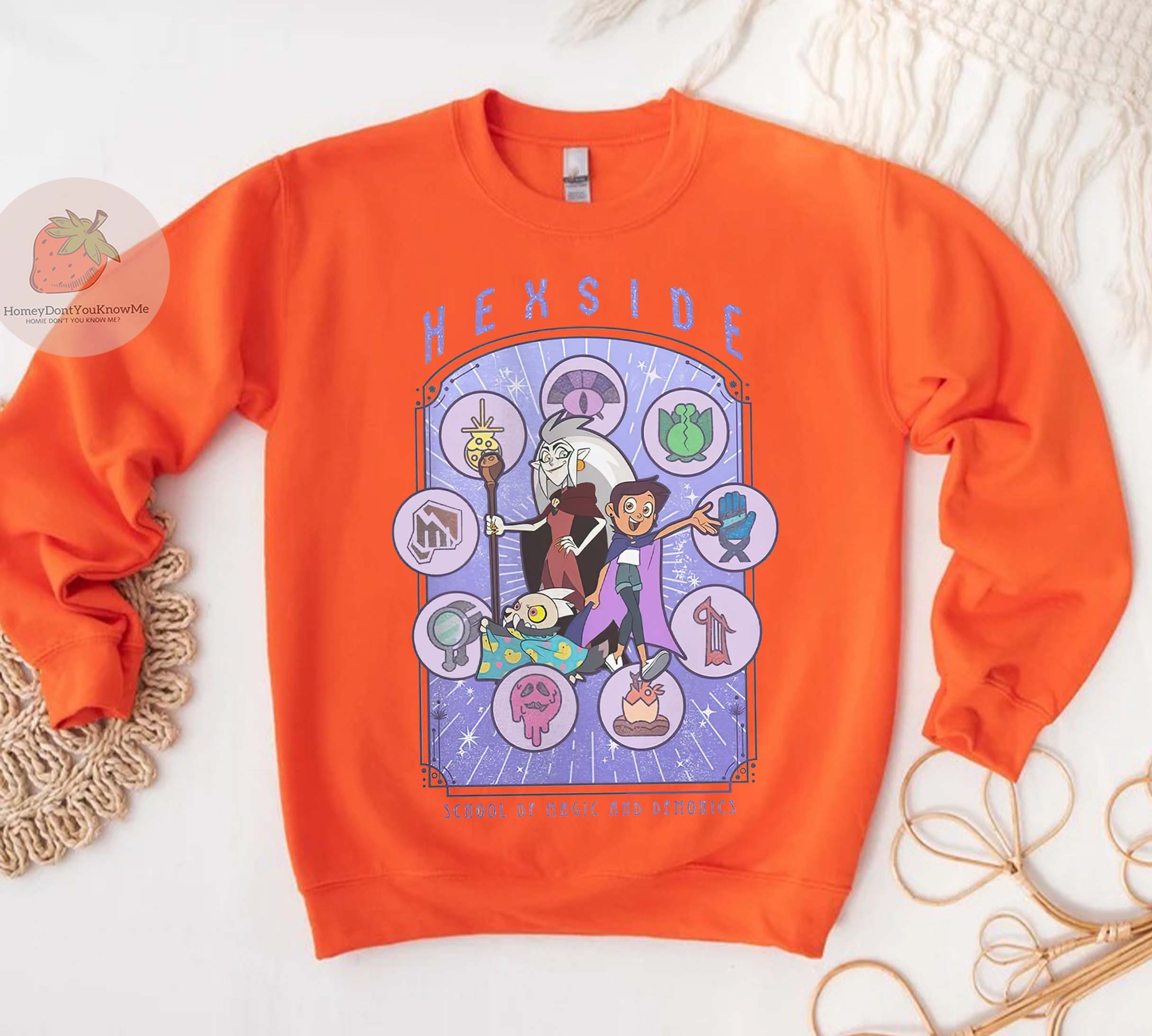 The Owl House Hexside School of Magic and Demonics T-shirt - Etsy Canada