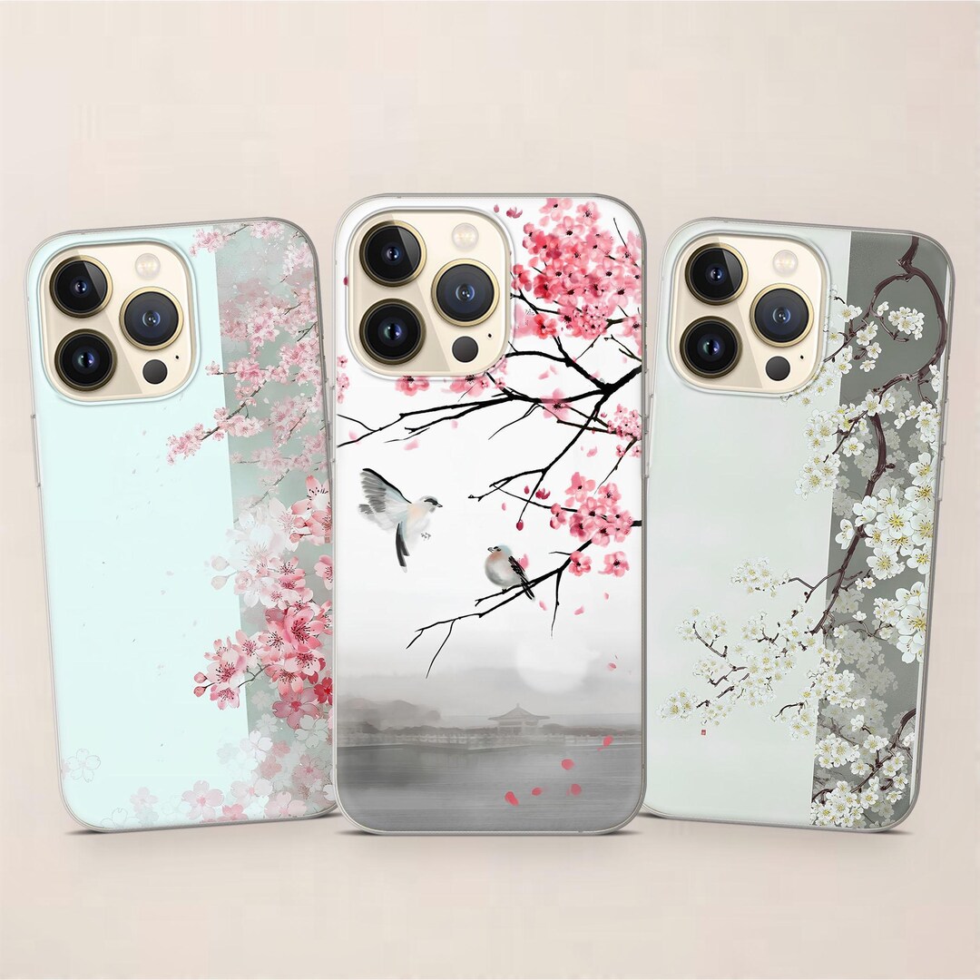 Japanese Phone Case Cherry Blossom Cover Pixel 9 Pro 8A 8 Pro 7A 7 6A 6 ...