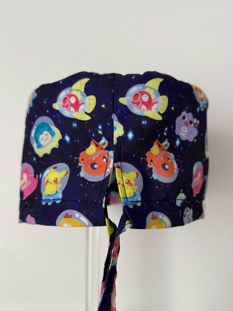 Pokemon Galaxy Scrub Cap - Scrub Hat, Womens Scrub Caps, Mens Scrub ...
