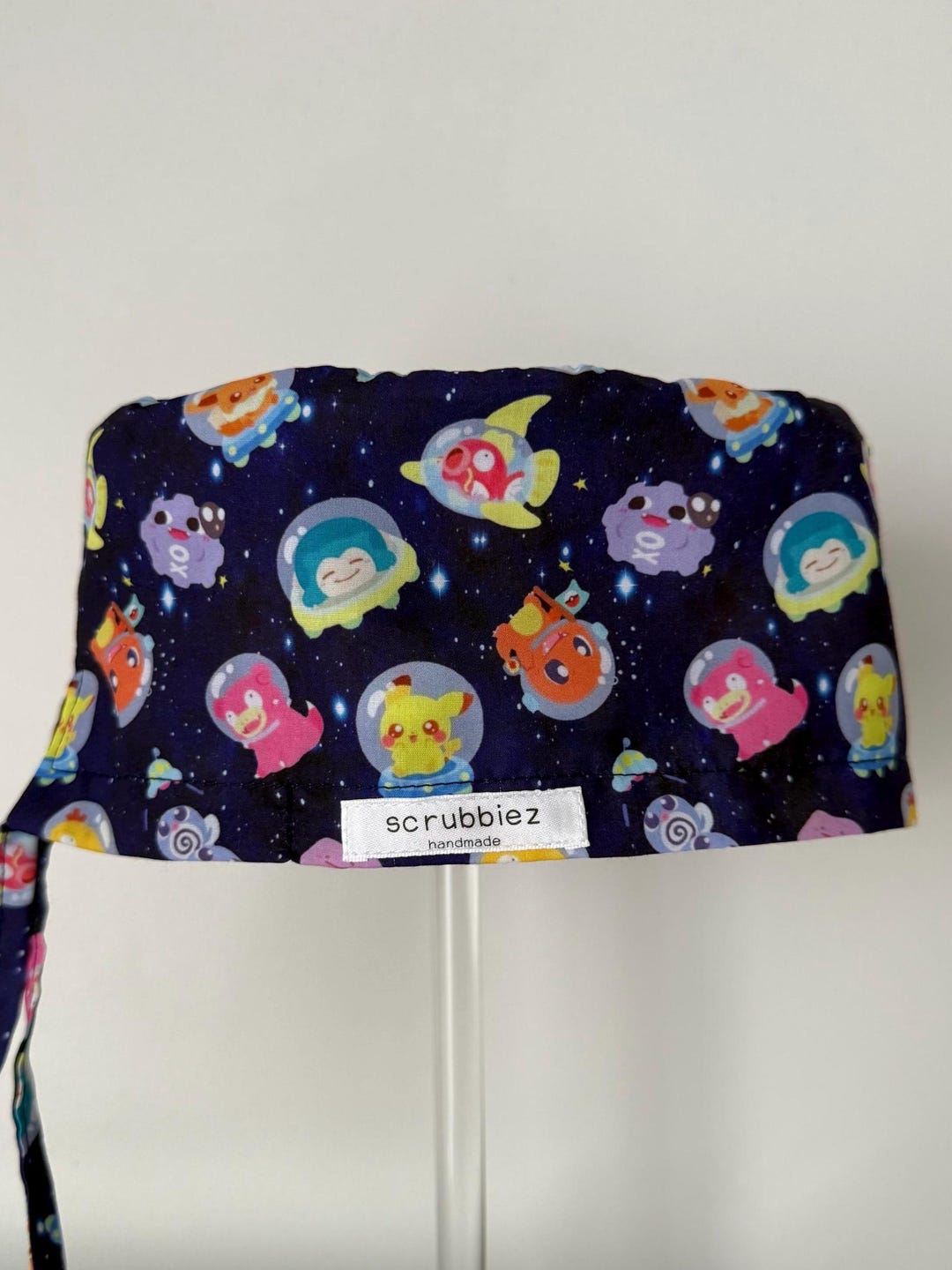 Pokemon Galaxy Scrub Cap - Scrub Hat, Womens Scrub Caps, Mens Scrub ...