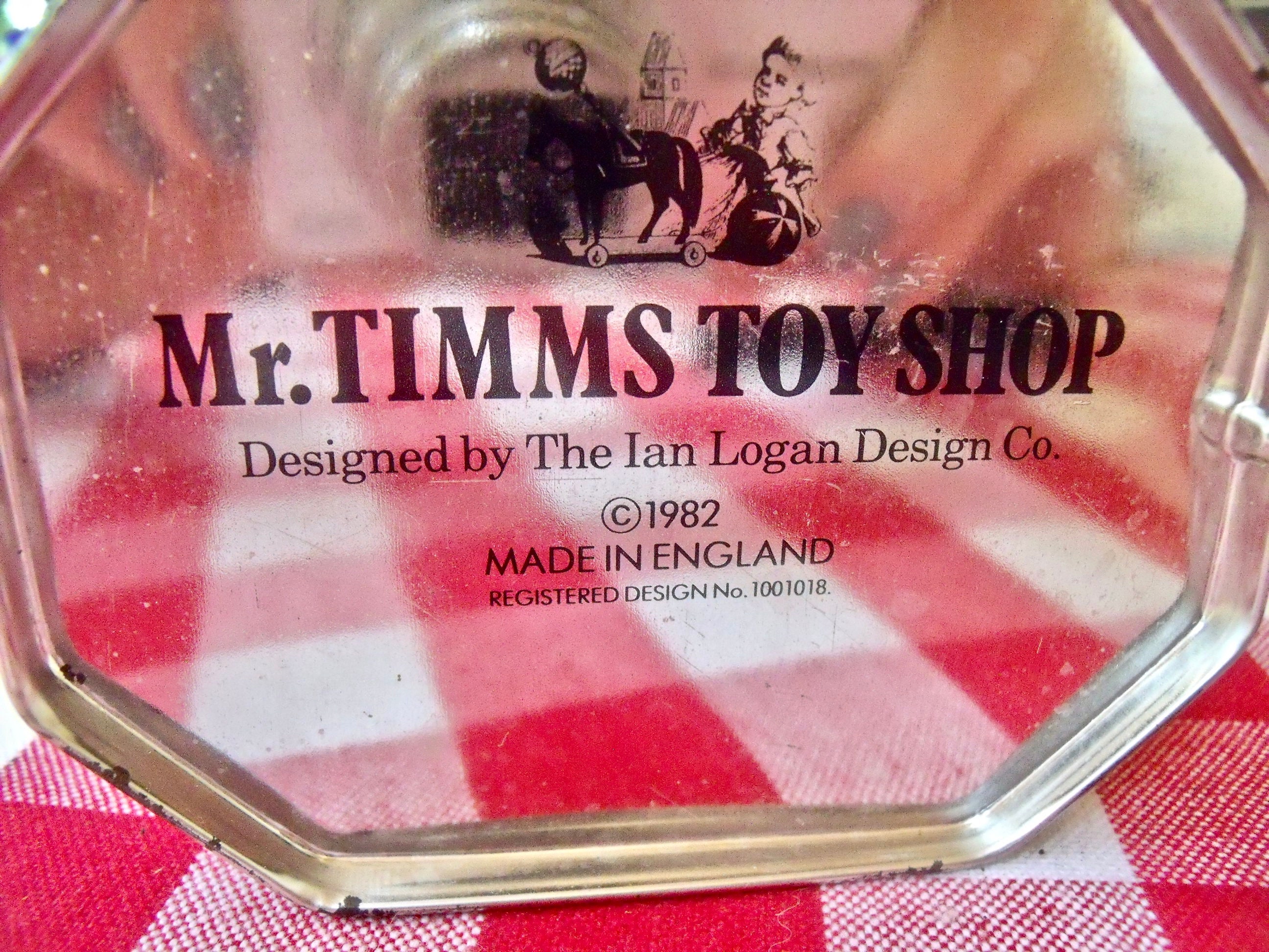 Mr. TIMMS TOY SHOP Bank1982 Made in EngLandDesigned by - Etsy Polska