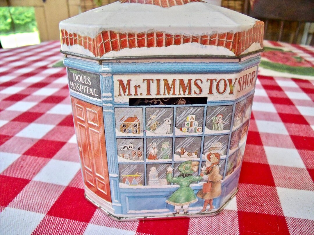 Mr. TIMMS TOY SHOP Bank--1982 Made in England--designed by the Ian ...