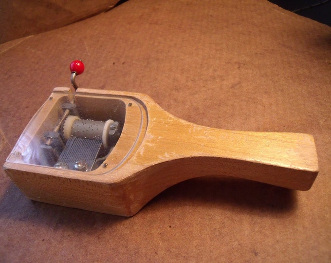 Vintage Creative Playthings Hand Held / Turning Music Box -- Wood ...