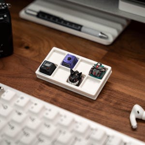 Customizable Artisan Keycap Tray 4x2 Medium | Display 8 Mechanical ...