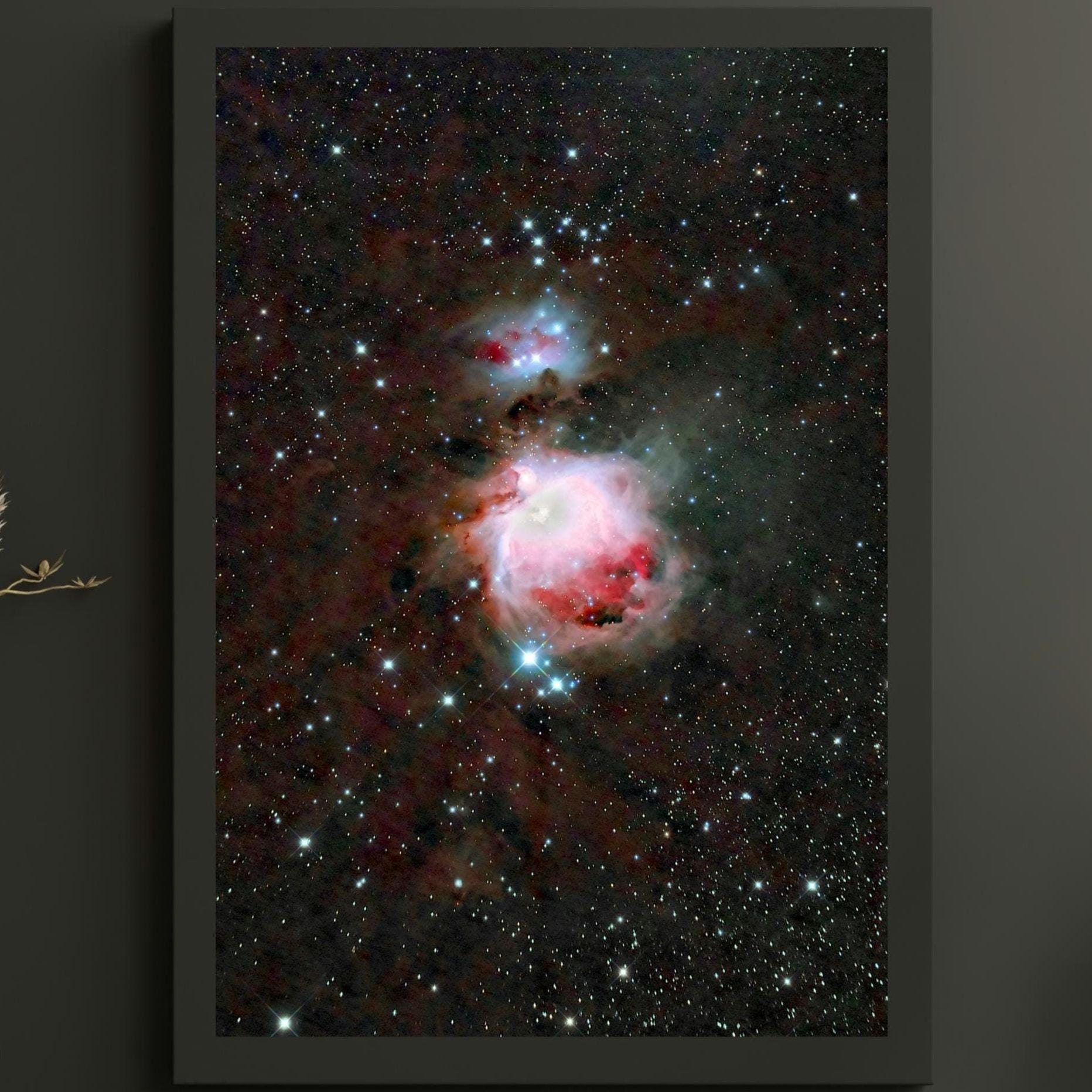 Orion Nebula Astrophotography Print, Cosmic Space Photo (digital ...