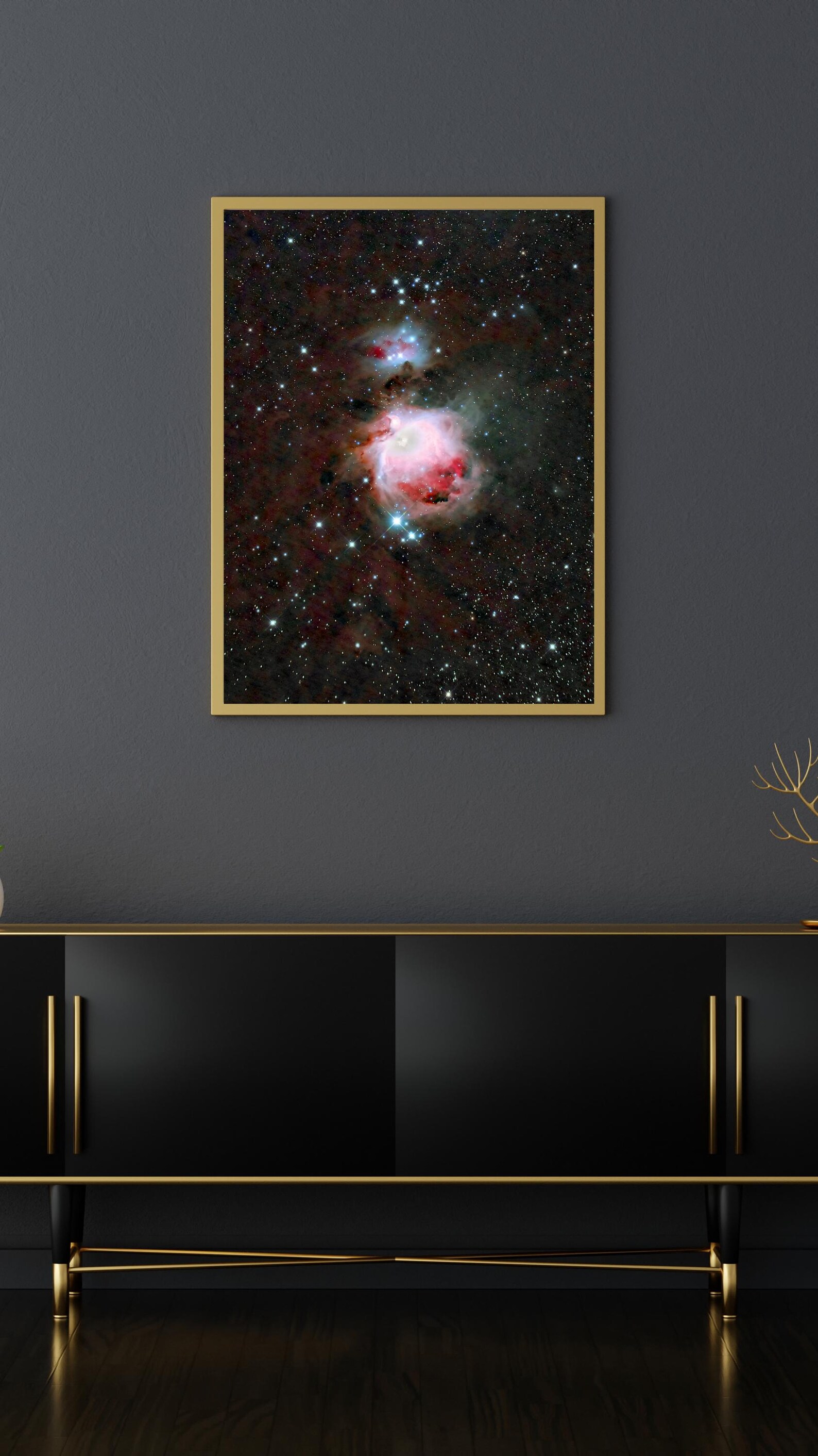 Orion Nebula Astrophotography Print, Cosmic Space Photo (digital ...