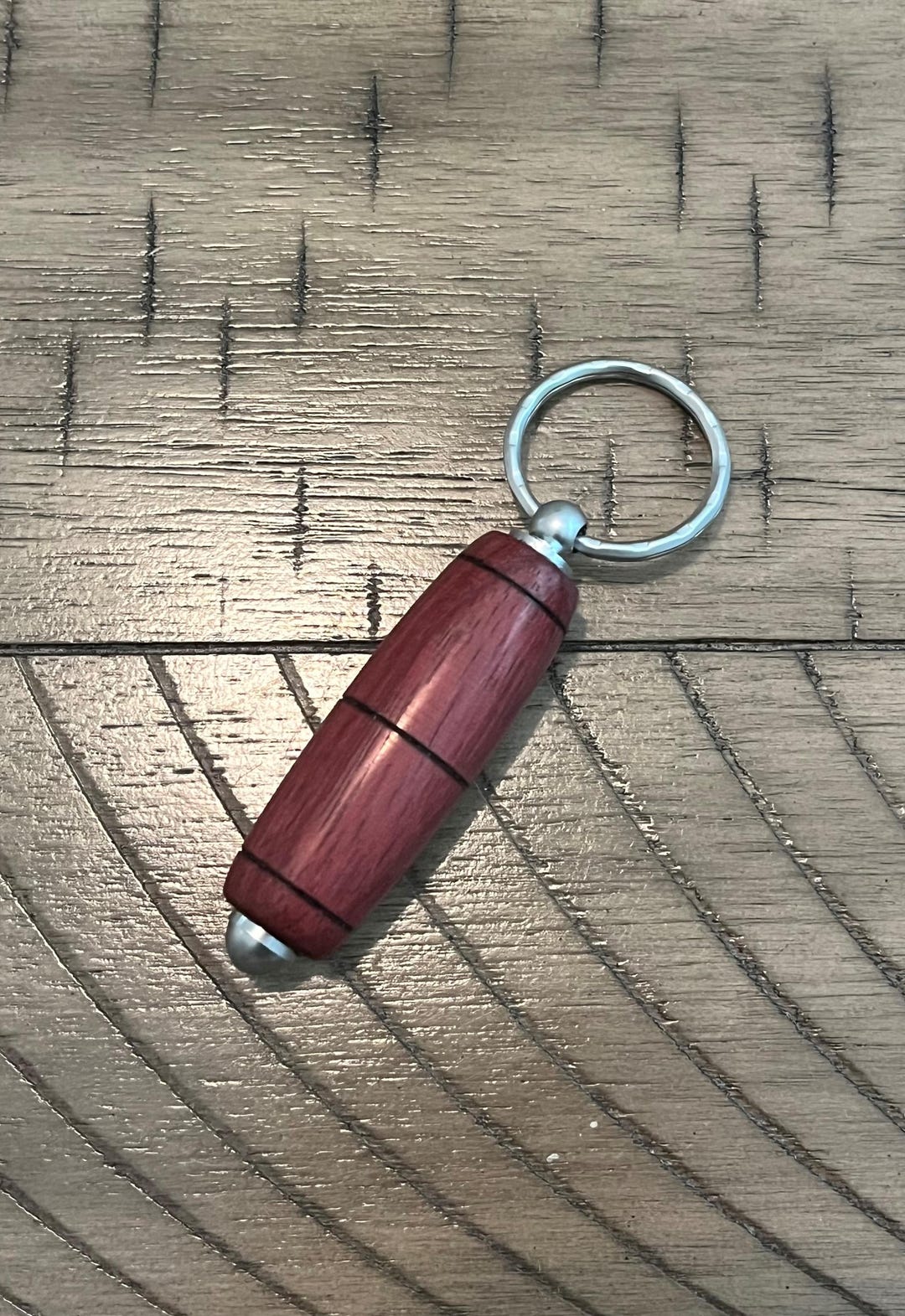 Purple Heart Keychain - Etsy