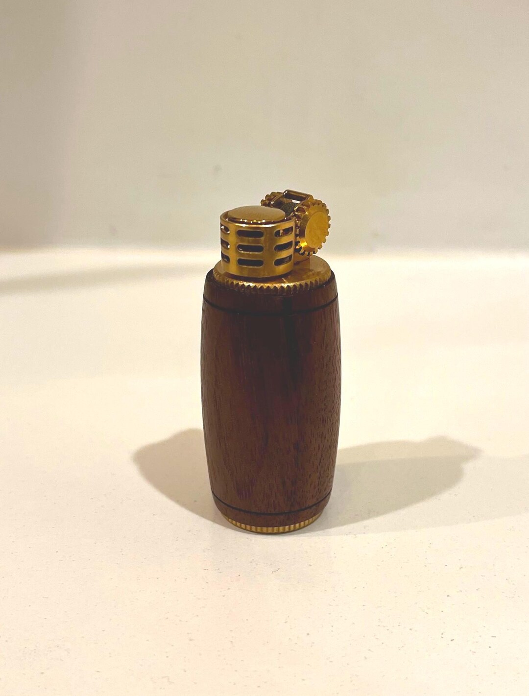 Walnut & Brass Vintage Style Lighter - Etsy