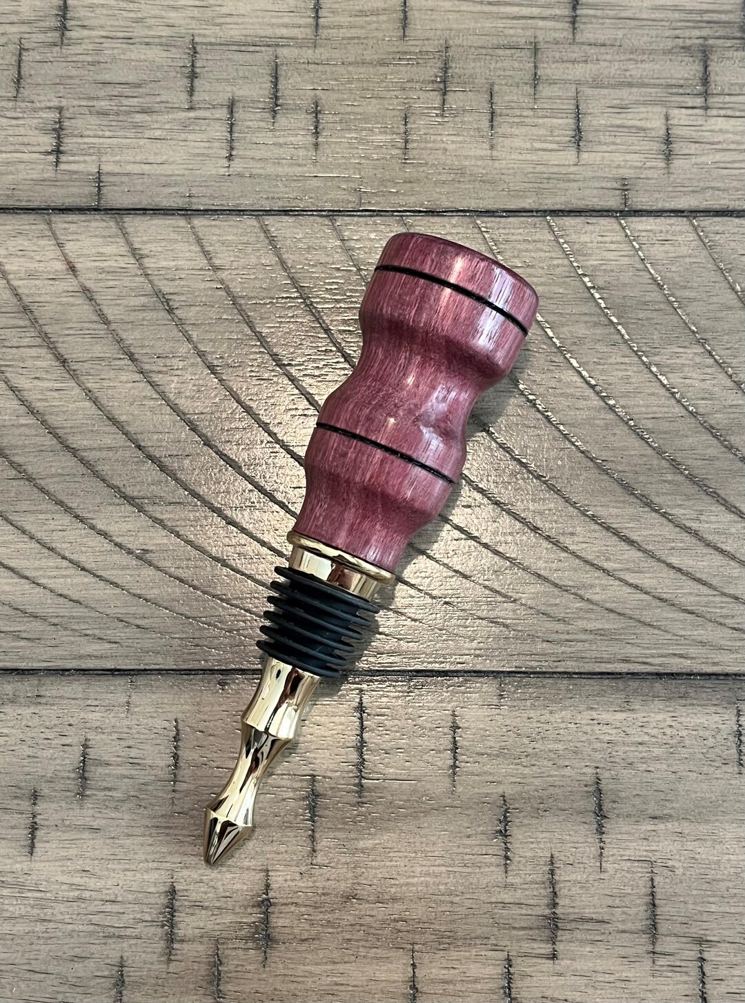 Purple Heart Bottle Stopper - Etsy