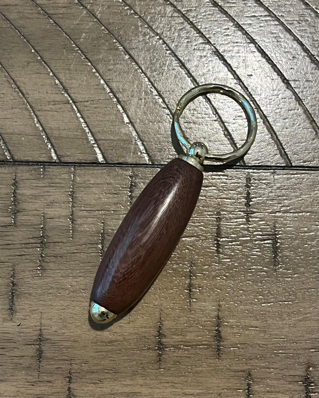 Katalox Wood Keychain With 24k Gold Hardware - Etsy