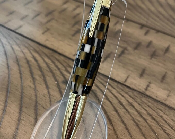 Golden Rubix Acrylic Click Pen - Etsy
