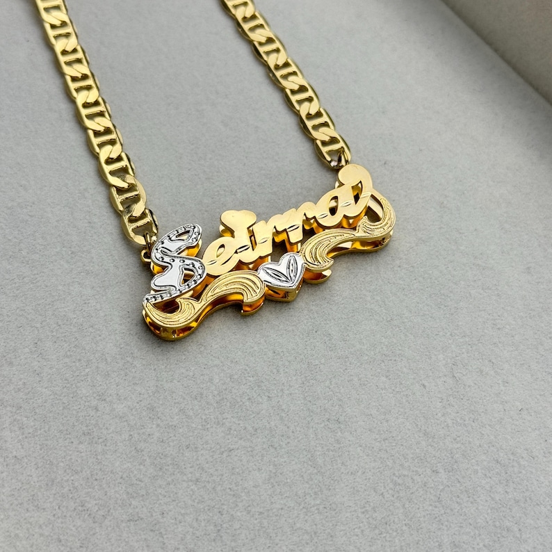 Custom Bamboo Name Jewelry Set, Personalized Necklace & Earrings - Etsy