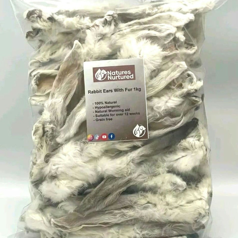 Bunny With Furry Ears - Etsy UK