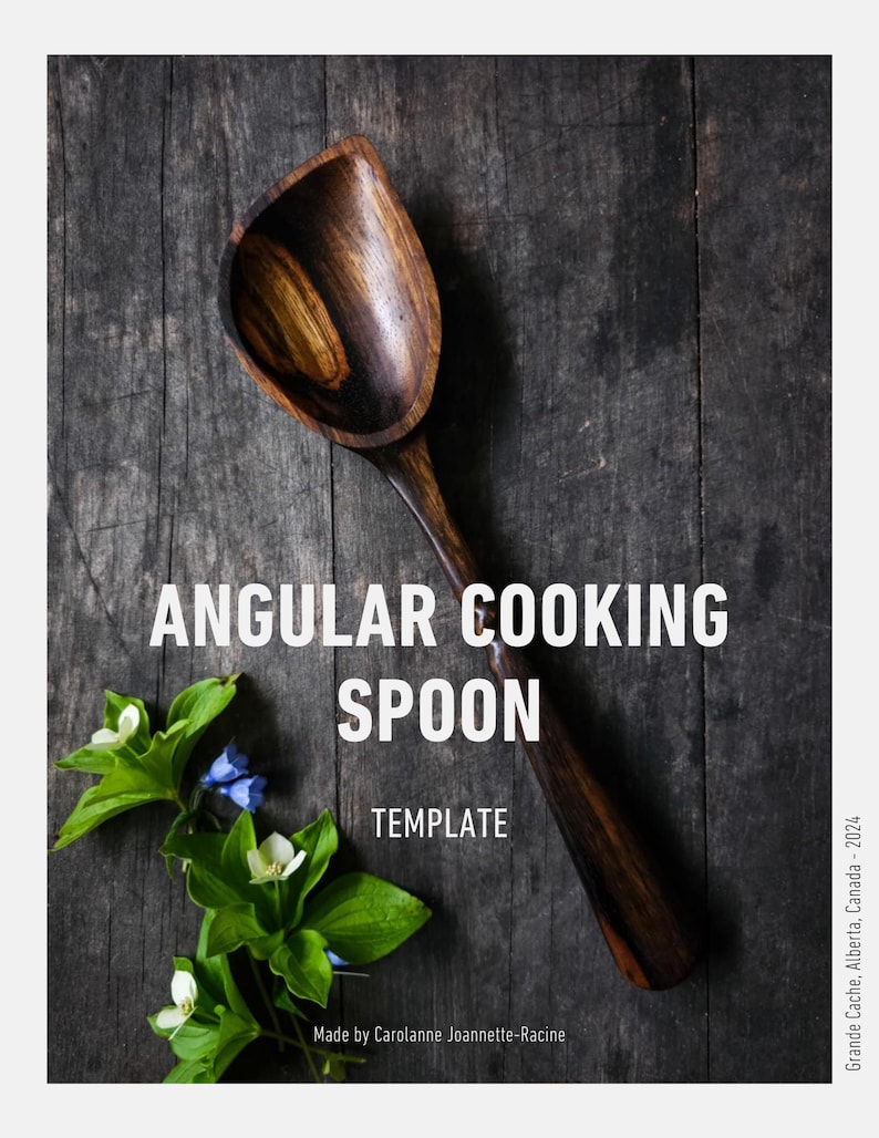 Wooden Spoon Template - Etsy