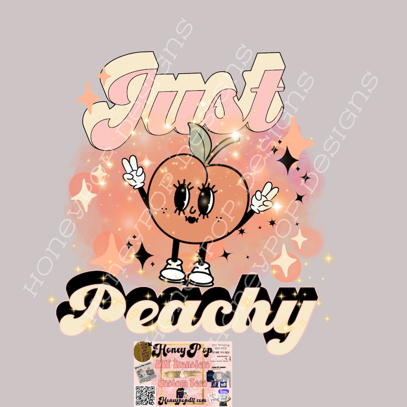 Just Peachy - PNG - Digital Download - Etsy