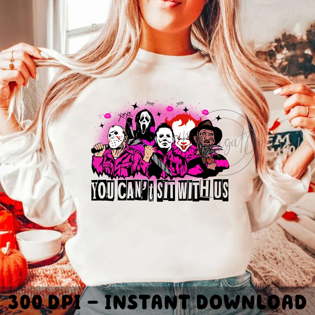 You Can't Sit With Us Horror Movies Png, Mean Boys Horror Characters ...