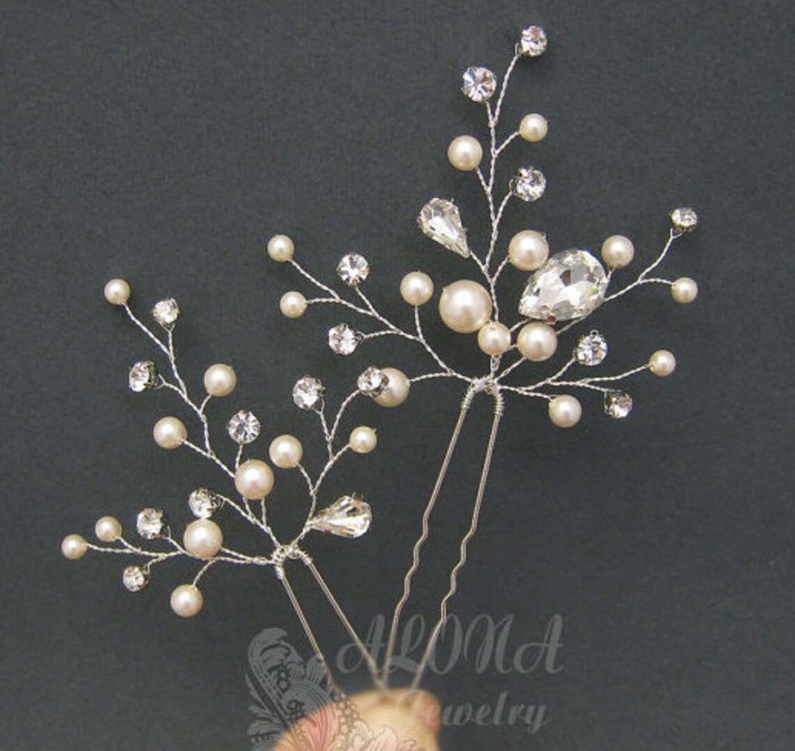 Bridal Hair Pins Wedding Hair Clips Bridal Hair Accessories - Etsy
