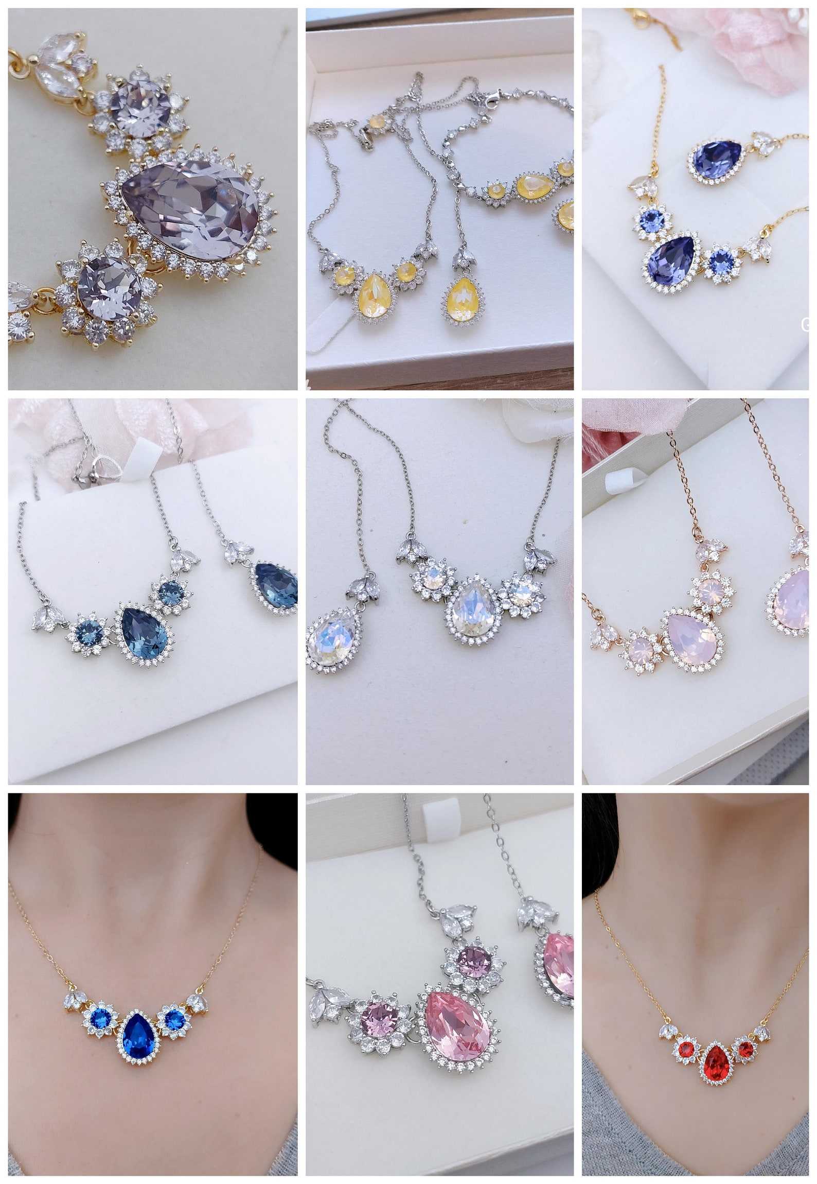 Rose Gold Back Drop Necklace Back Drop Necklace White Opal - Etsy