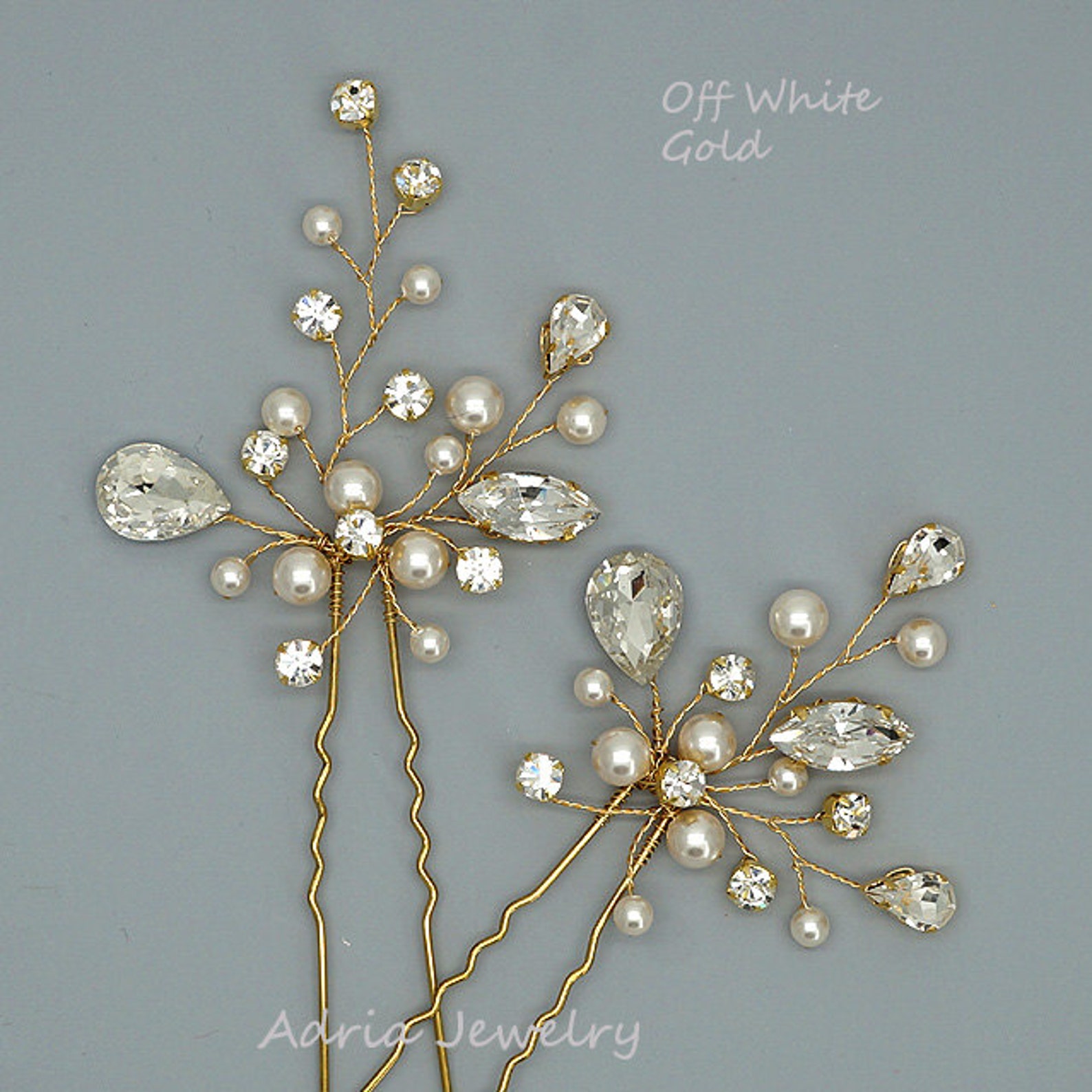 Gold Wedding Hair Pins Gold Bridal Hairpins Crystal Hair Pins - Etsy Canada