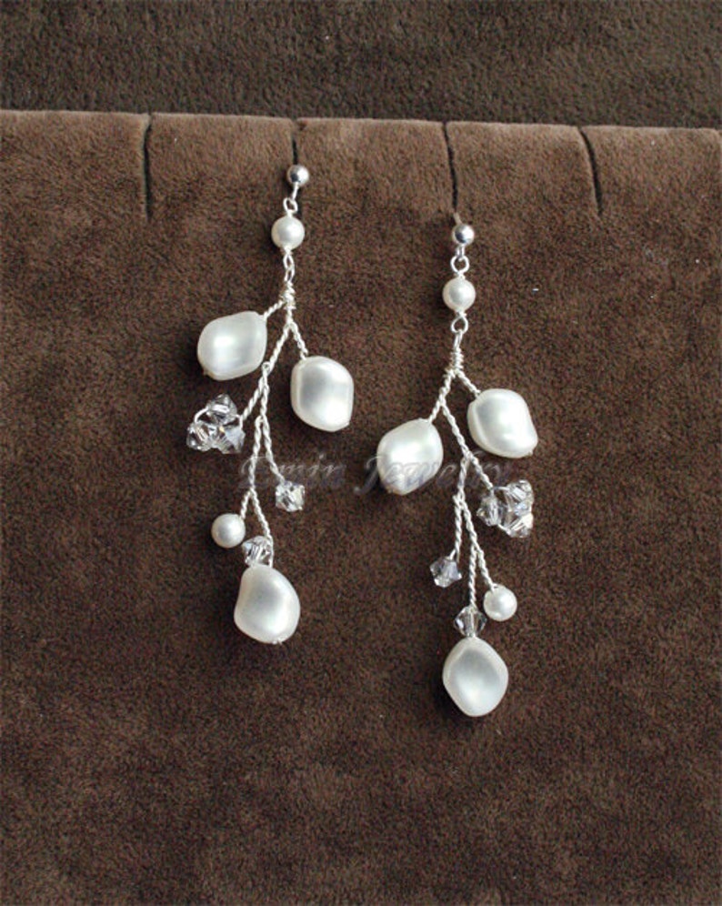 Bridal Jewelry Sets Ivory Pearls Wedding Jewelry Set Ivory - Etsy