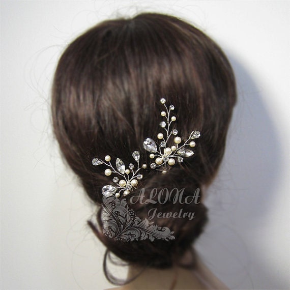 Wedding Hair Pins Setsbridal Hair Accessories Gold Bridal - Etsy