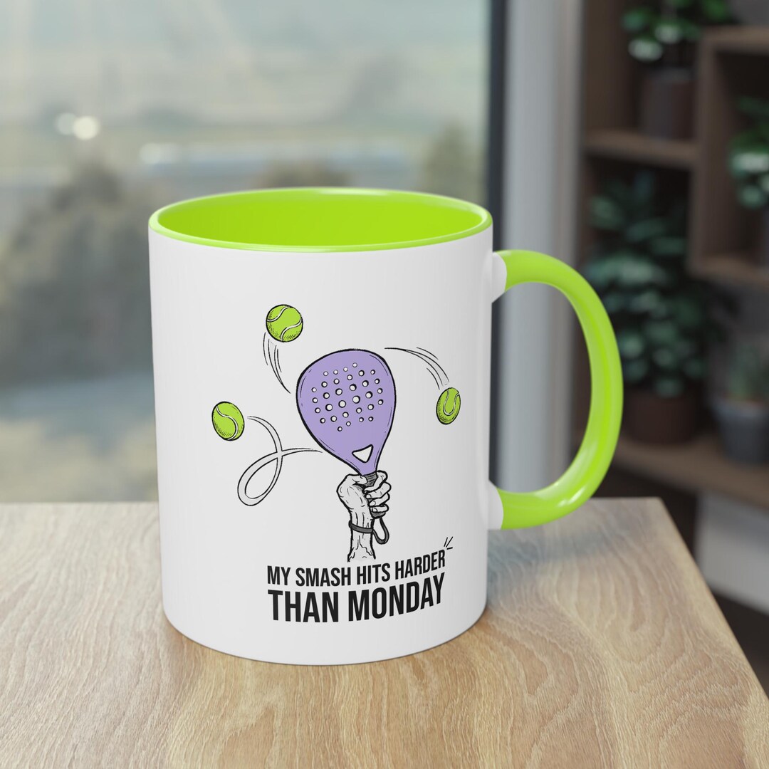 Padel Mug - Sport Cup With Padel Design - "my Smash" - Etsy
