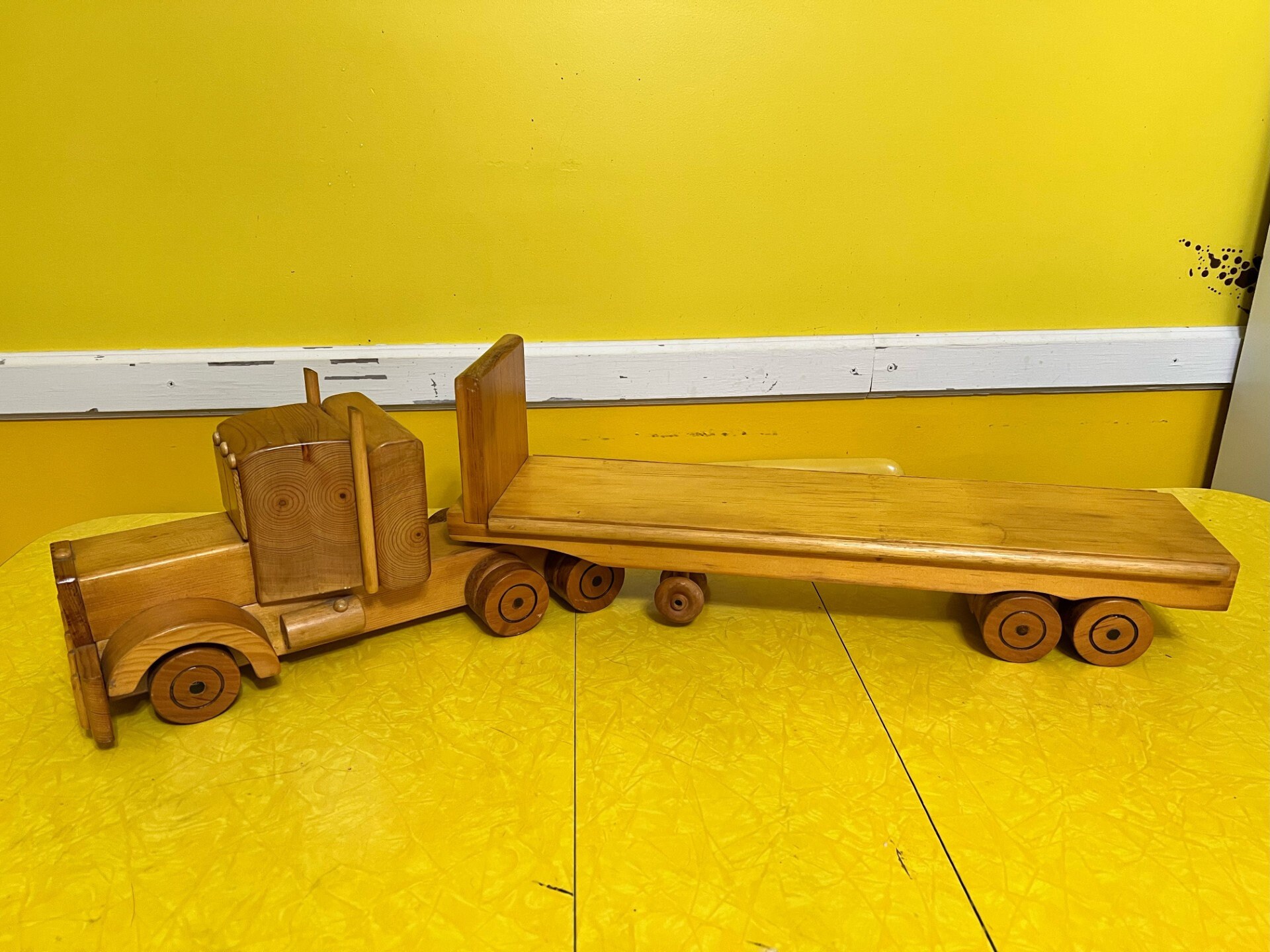 Handmade Wooden Semi Truck - Etsy