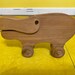 Handmade Hippo on Wheels Hand Made Toy - Etsy