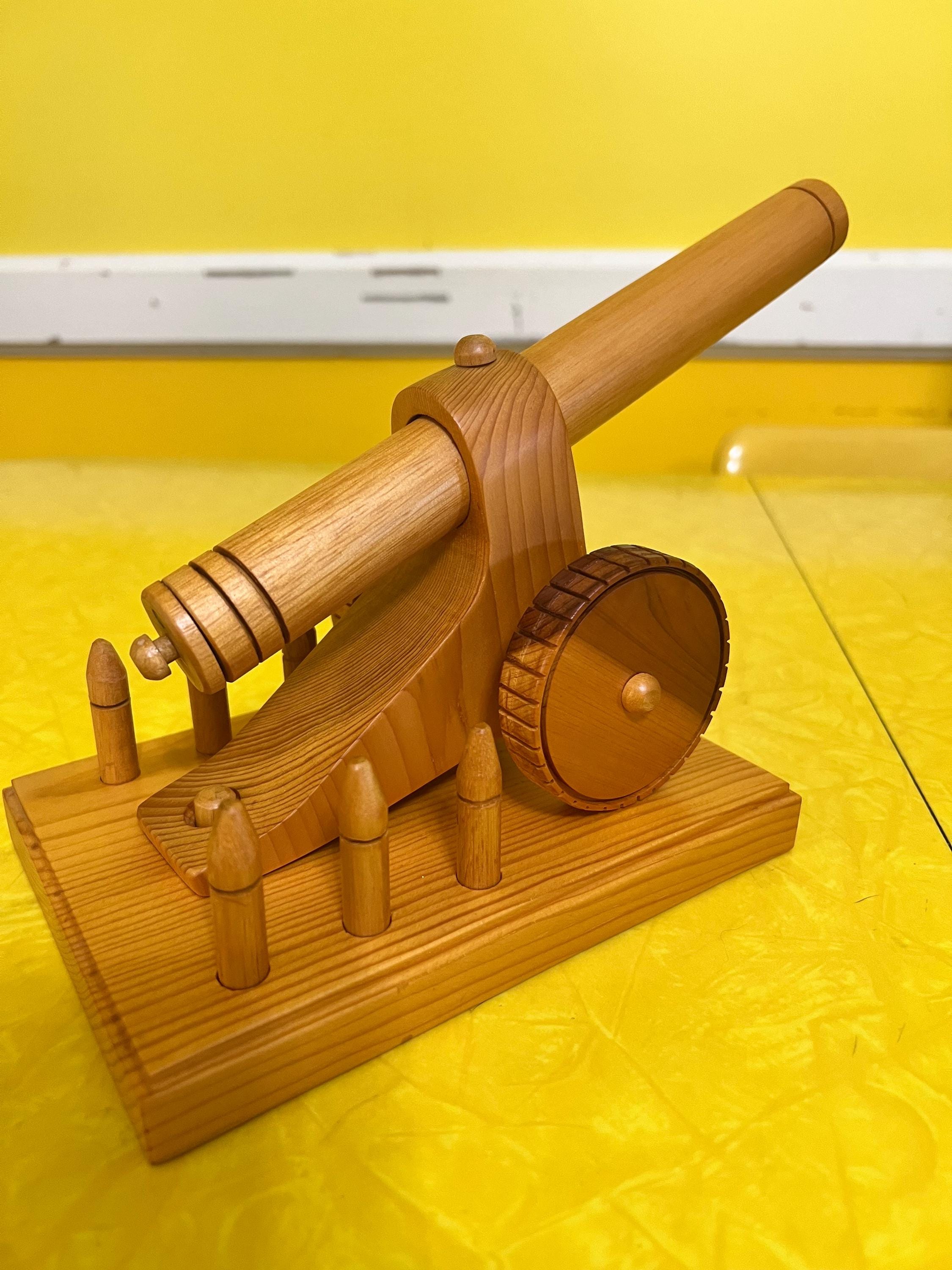 Handmade Wooden Mortar Cannon Hand Made Toy - Etsy