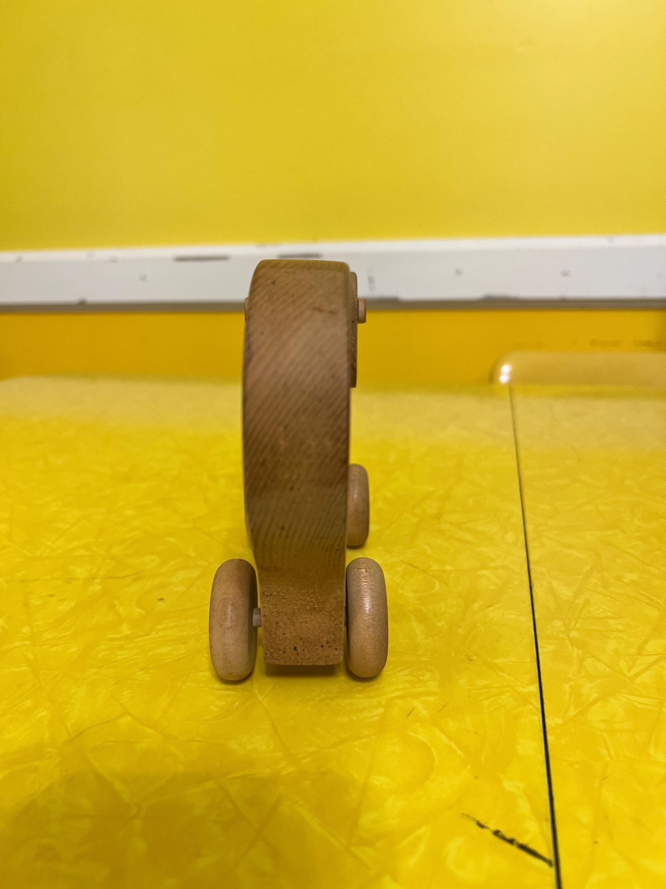 Handmade Hippo on Wheels Hand Made Toy - Etsy
