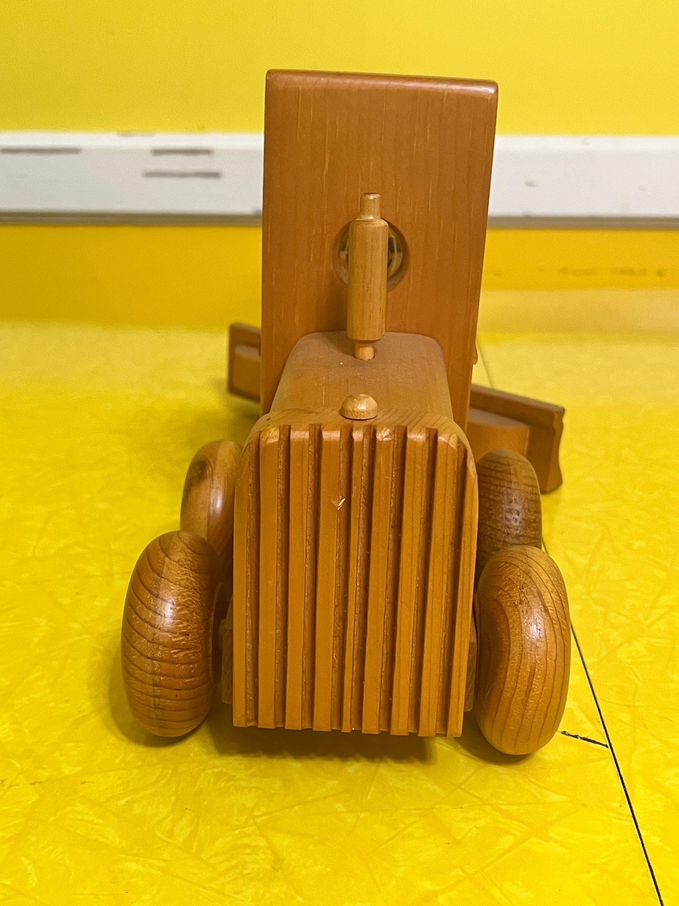 Wooden Grader Hand Made Construction Toy Handmade - Etsy