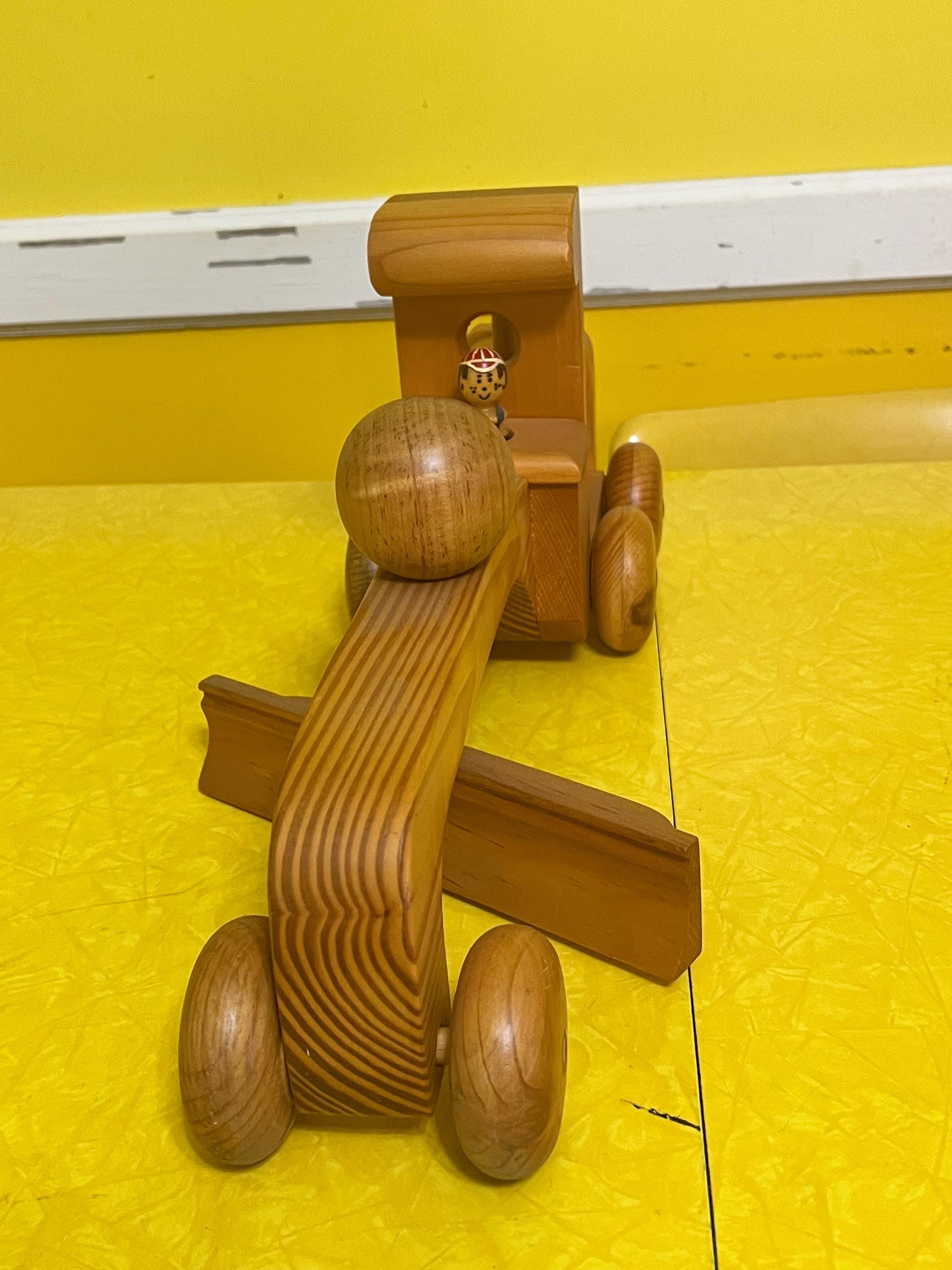 Wooden Grader Hand Made Construction Toy Handmade - Etsy