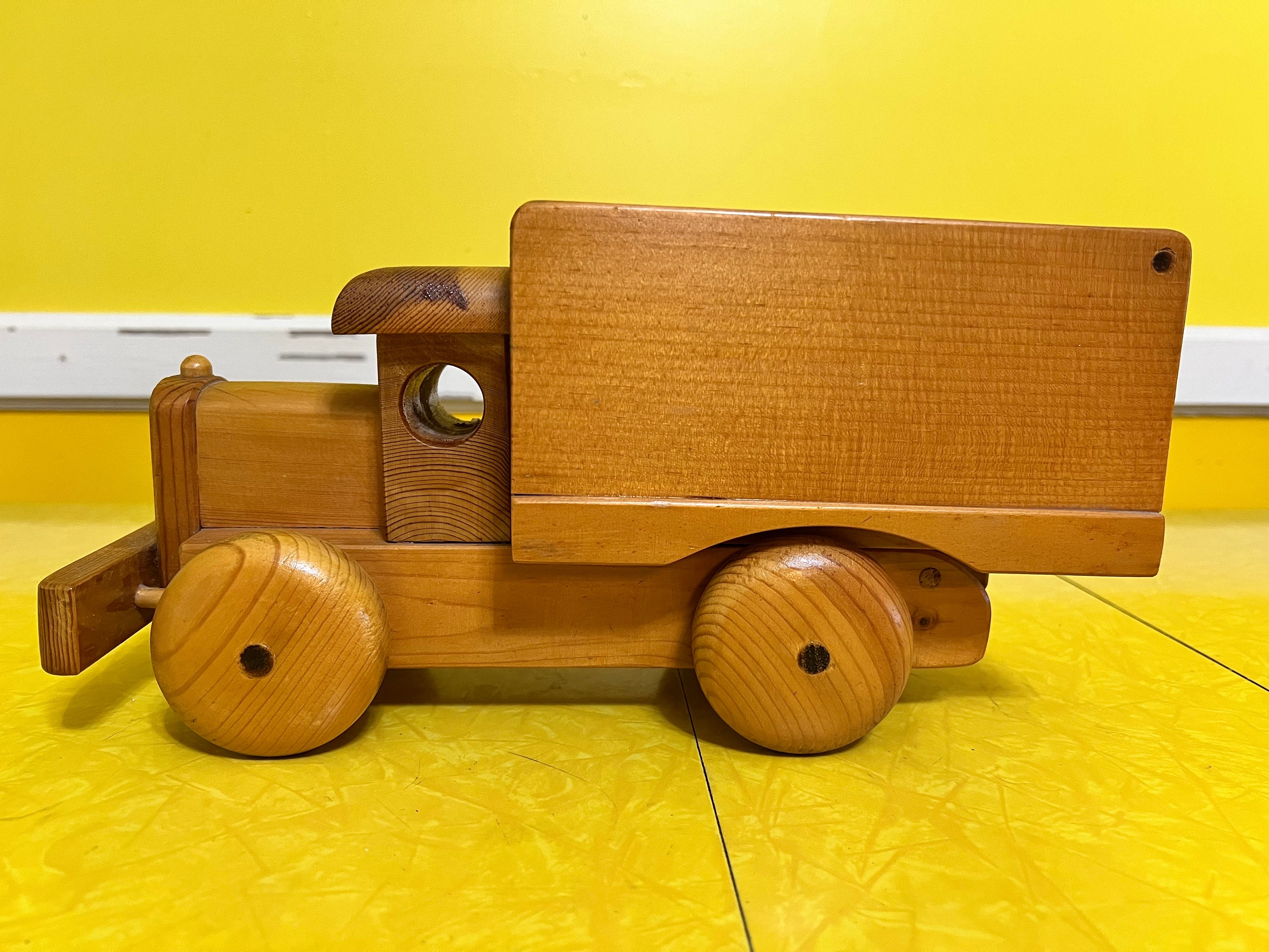 Handmade Wooden Dump Truck Dumptruck Hand Made Construction Toy - Etsy