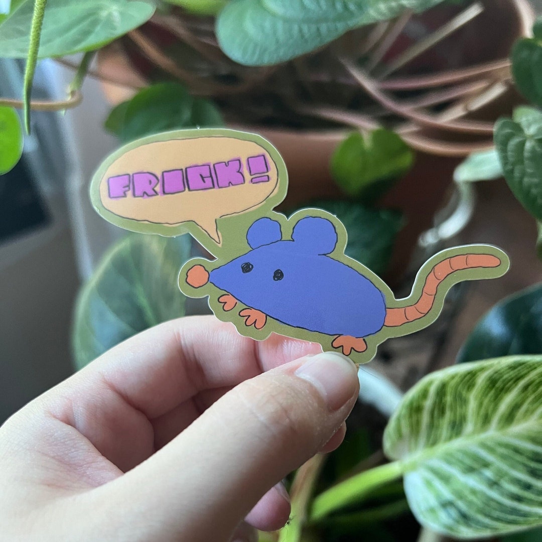 Frick Mouse Sticker - Etsy