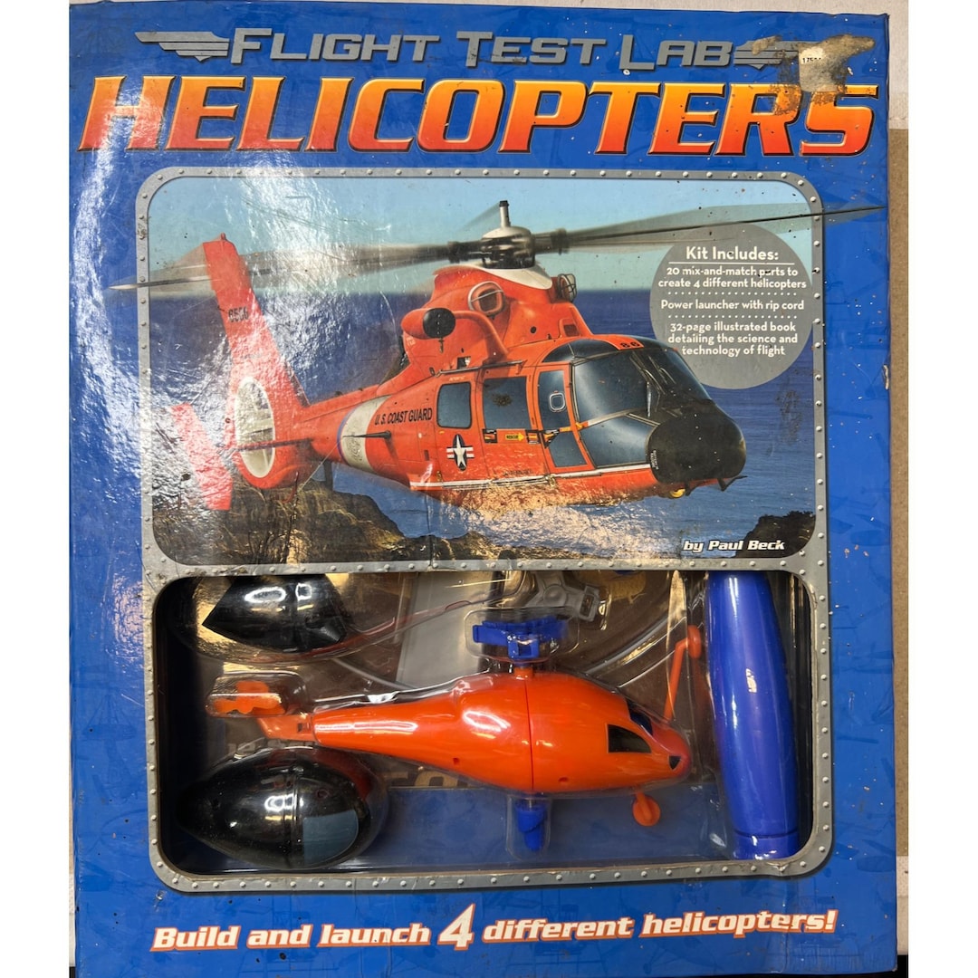 Flight Test Lab Helicopters Build Kit With Removable Book - Etsy