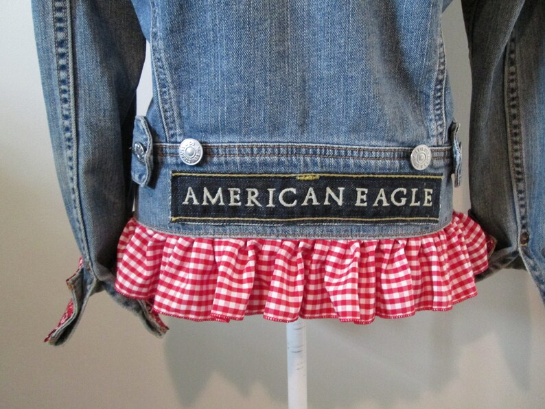 Upcycled Vintage Levi Iconic Type 1 Jean Jacket, American Theme ...