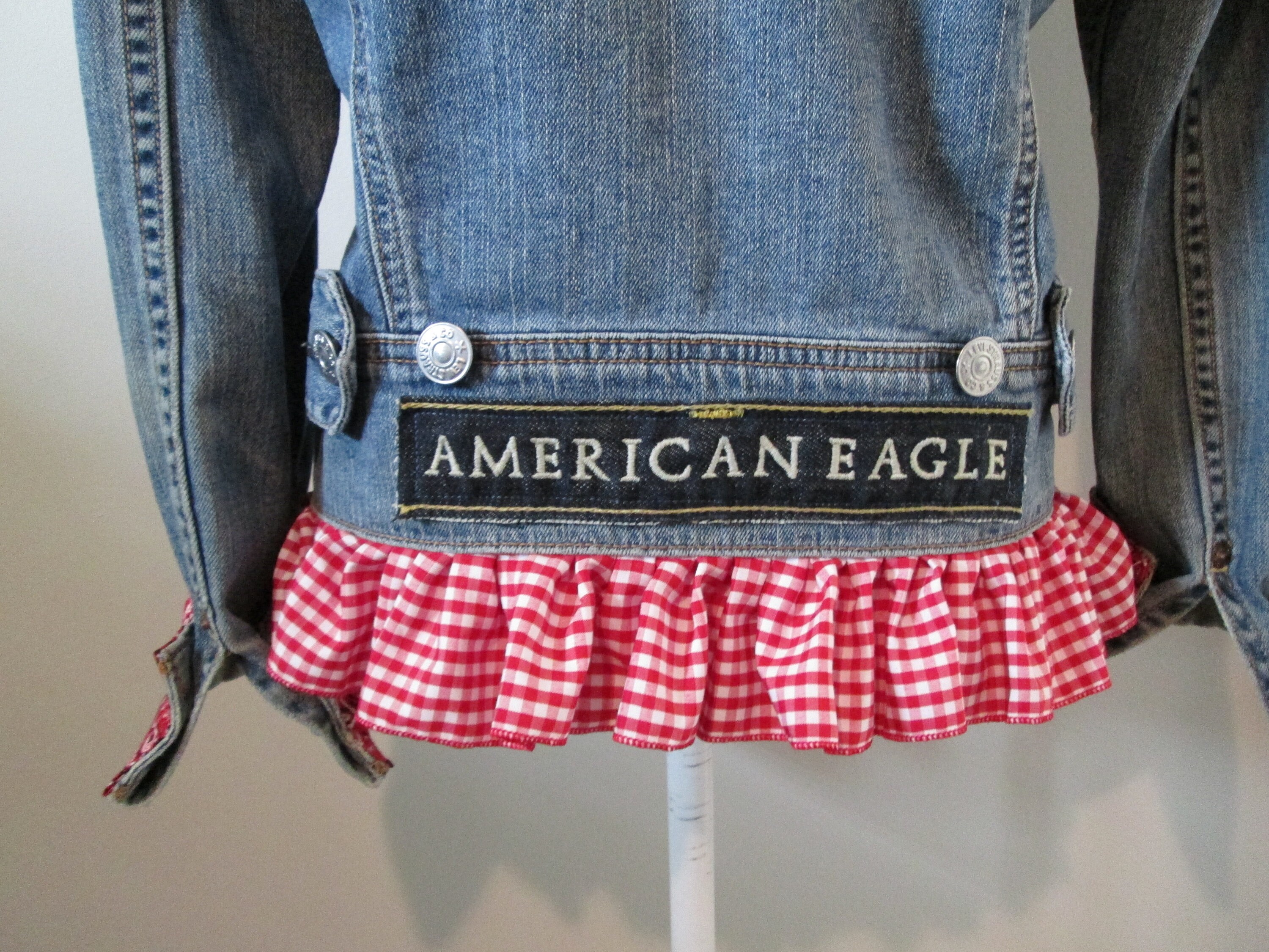 Upcycled Vintage Levi Iconic Type 1 Jean Jacket, American Theme ...