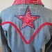 Upcycled Vintage Levi Iconic Type 1 Jean Jacket, American Theme ...