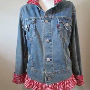 Upcycled Vintage Levi Iconic Type 1 Jean Jacket, American Theme ...