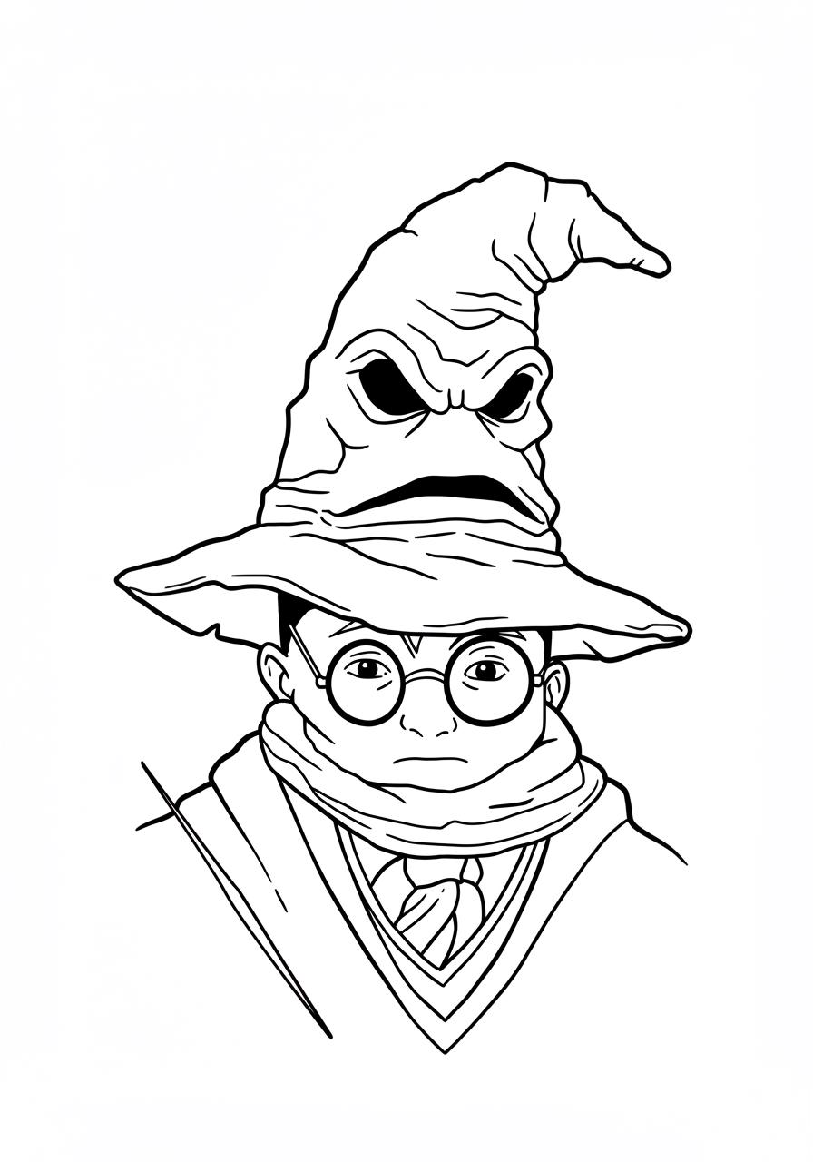 Harry Potter Coloring Pages: Wizarding World Art (printable PDF ...