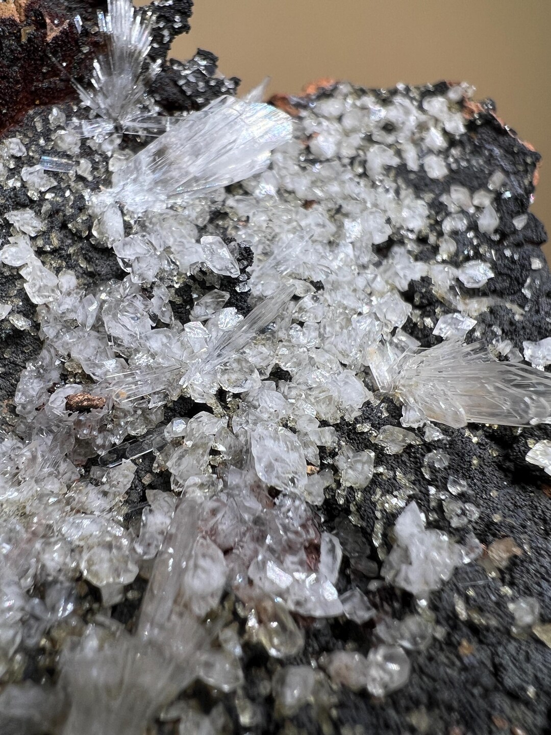 Hemimorphite and Goethite on Matrix Ojuela Mine Mapimi Durango Mexico ...