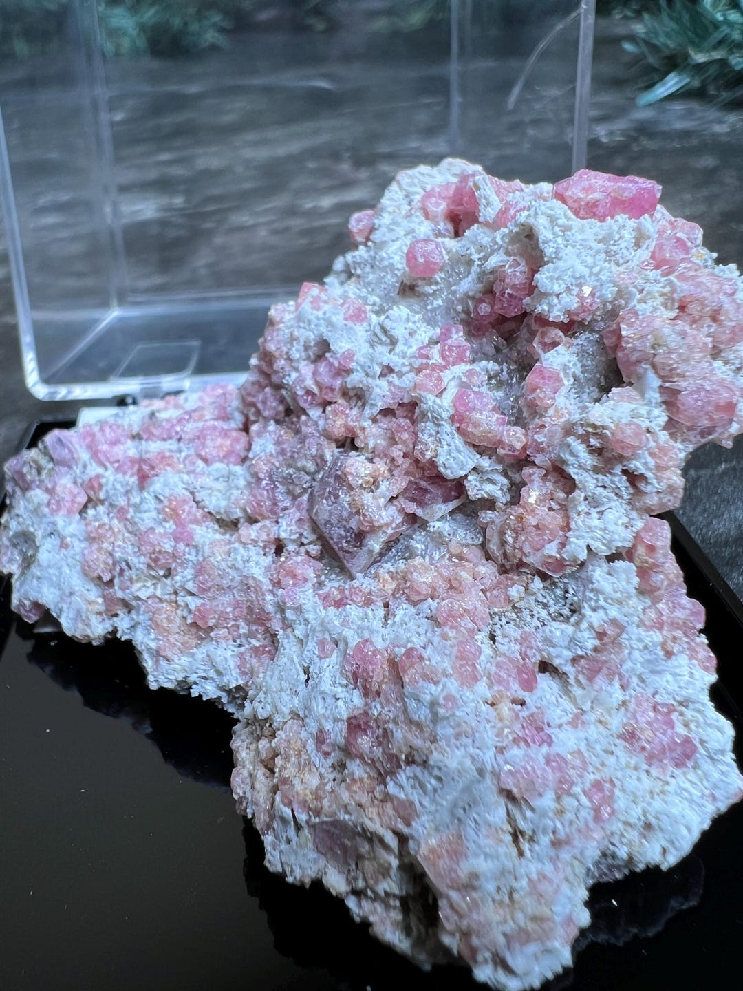 Raspberry Grossular Garnets on Matrix Sierra De Cruces Mexico - Etsy