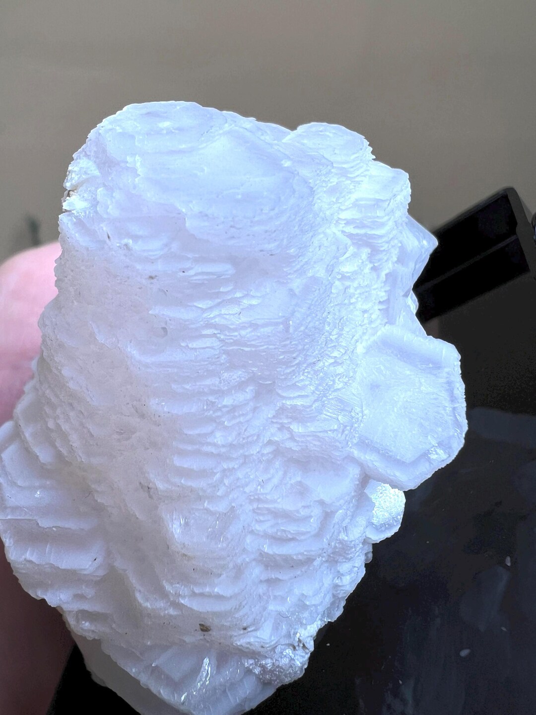 Large Single Crystal Pink Coin Calcite From Fujian China Extreme UV - Etsy