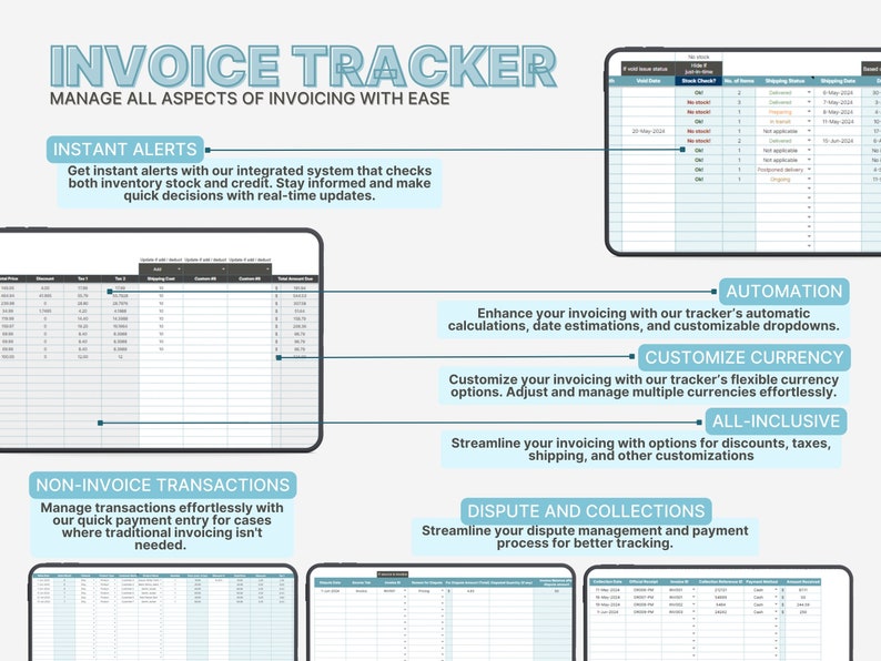 Invoice Tracker With Payment Tracker Invoice Template Google Sheets ...