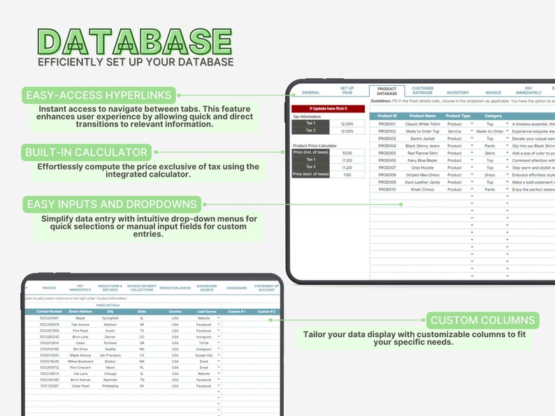 Invoice Tracker With Payment Tracker, Generator for Invoice, Receipt ...
