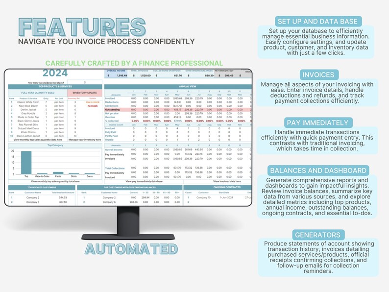Invoice Tracker With Payment Tracker Invoice Template Google Sheets ...