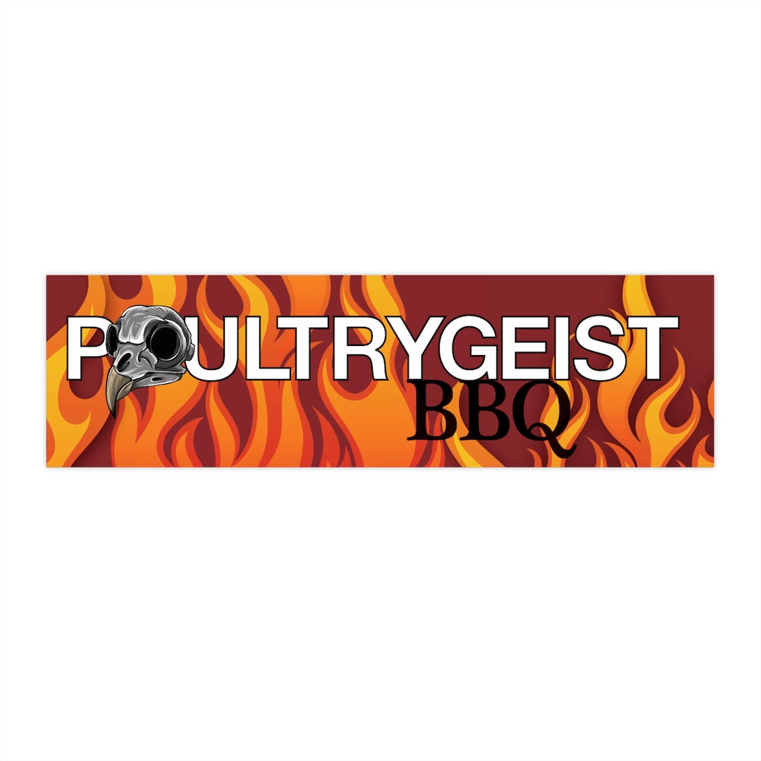 Poultrygeist BBQ Bumper Sticker - Etsy