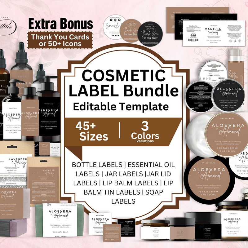 Cosmetic Labels - Etsy